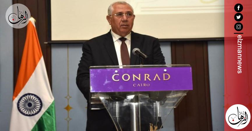 وزير الزراعة العلاقات المصرية الهندية شهدت تطورا كبيرا في عهد الرئيس
